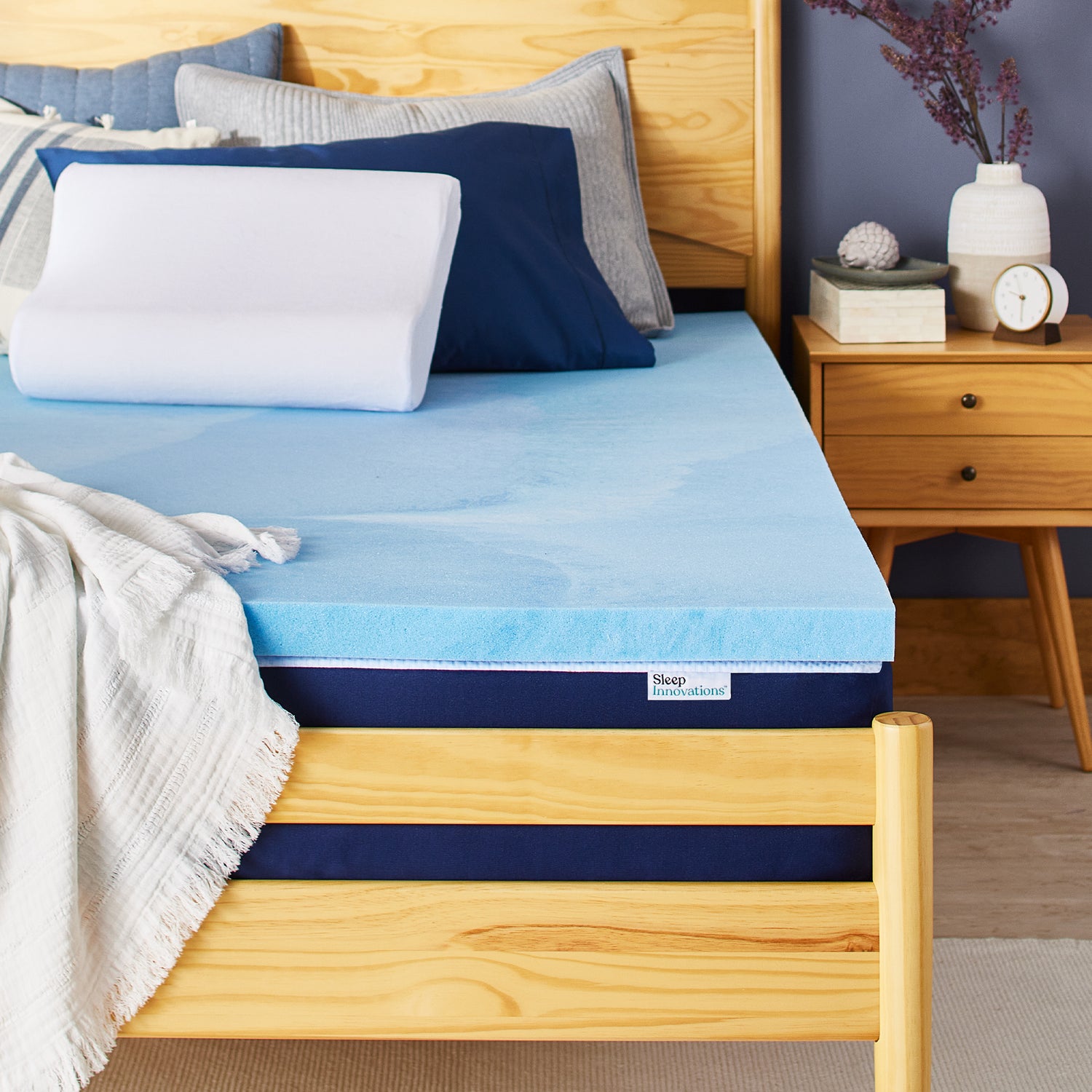 2" Gel Memory Foam Mattress Topper – SleepInnovations